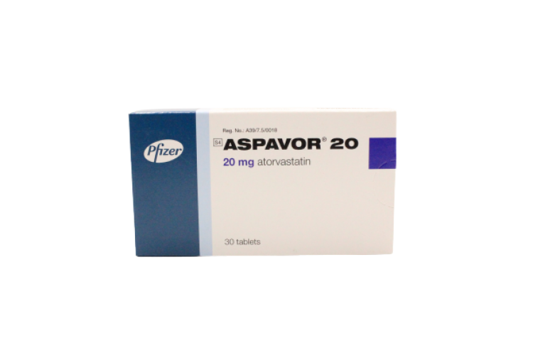 Atorvastatin 20Mg (Aspavor) Tab 10 | Link Online Pharmacy Zambia